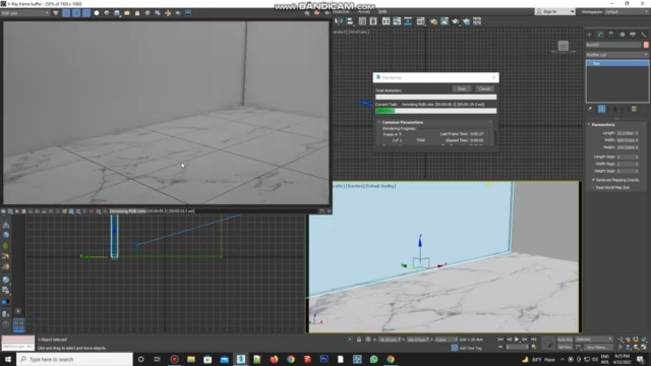 How To Create Floor Tiles In 3Ds Max Vray 3.60 - YouTube
