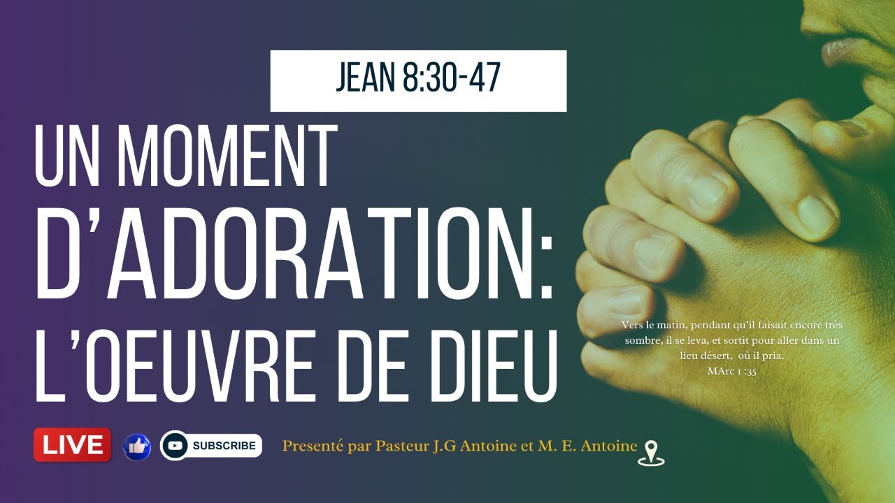 Un Moment d'adoration: L'oeuvre de Dieu | Psaumes 8 | Reçois l ...