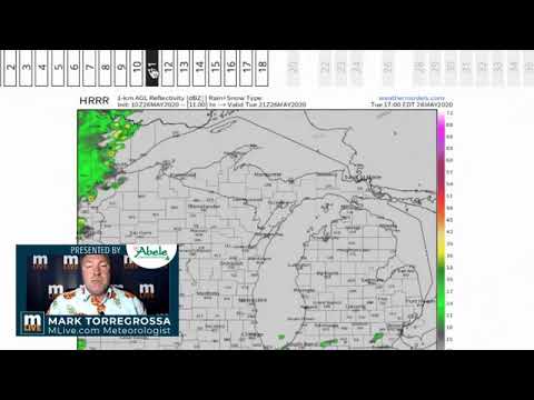 Michigan Weather Forecast  - Tuesday, May 26, 2020