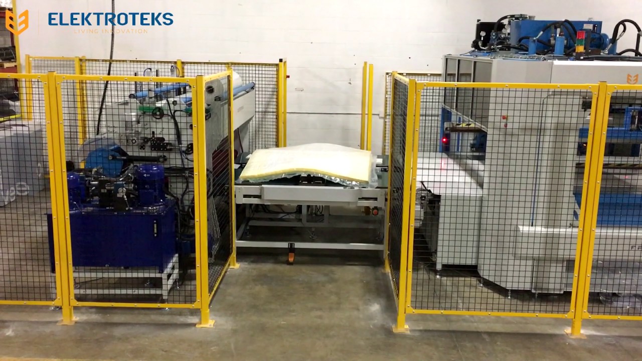 ET-ROLL-310 - Mattress Compression Roll Packing System - YouTube