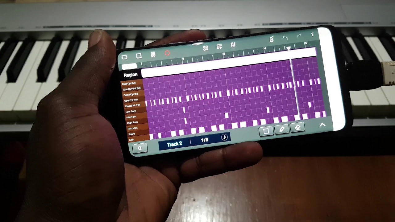 Music production with Samsung S9+ - YouTube