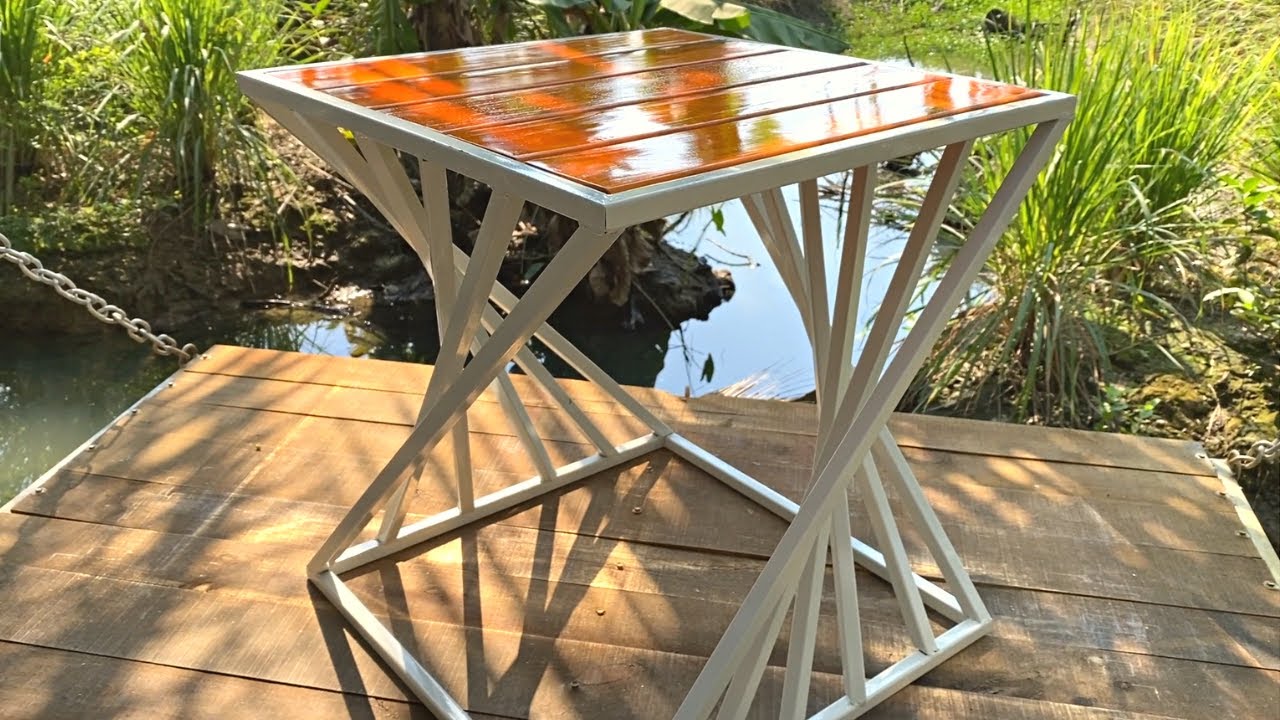 DIY - 3D Box Steel Twist Table Making Process // Great Craftsman's ...