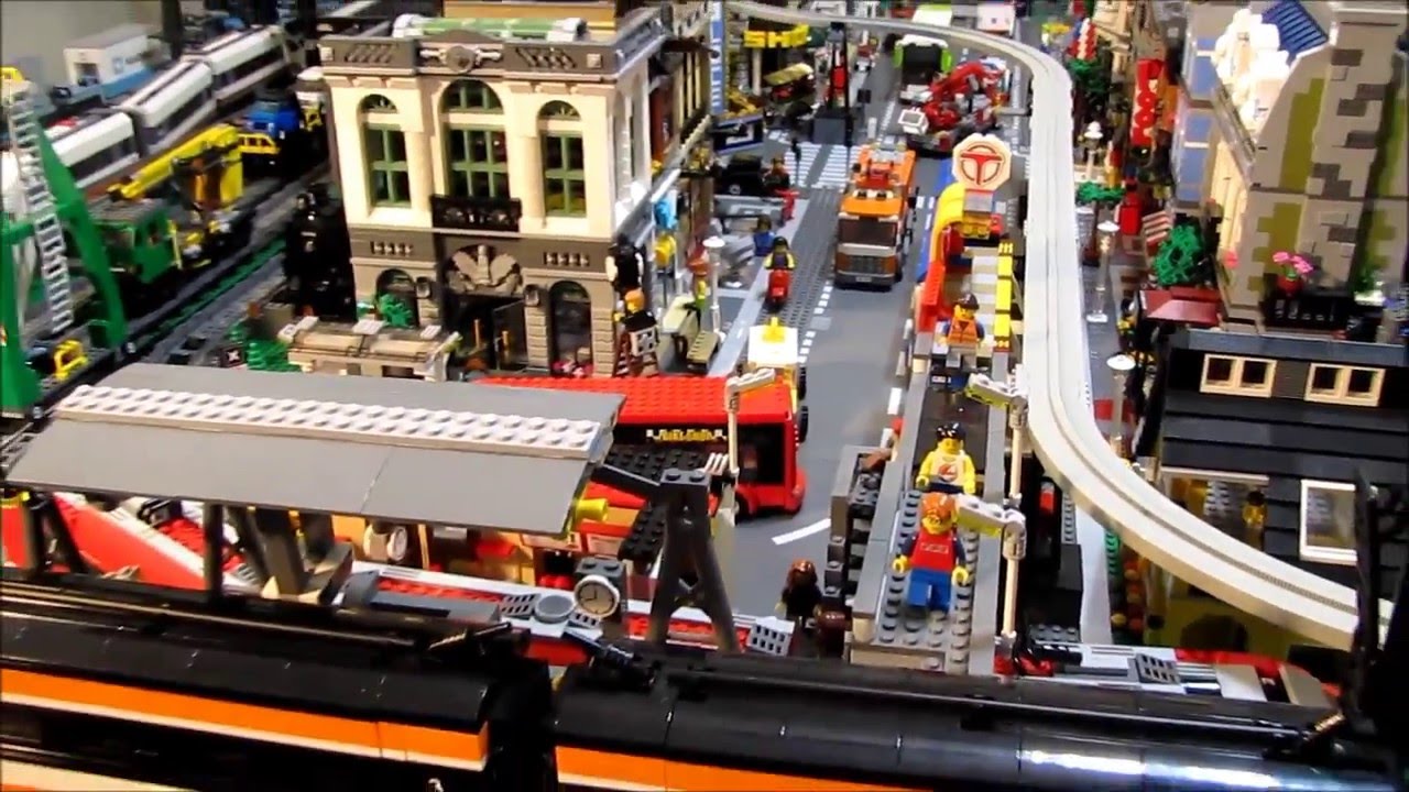 Lego City Transit Center - YouTube