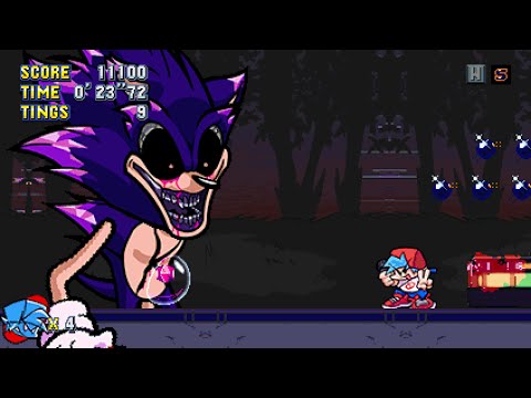 FNF Sonic.EXE BEAST GIGA Boss Fight Mania Plus Mod [Playable Boyfriend ...