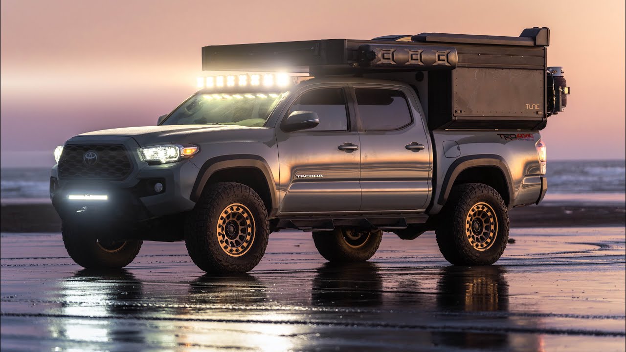 The ultimate Tacoma camper? Tour of my Tune M1 - YouTube