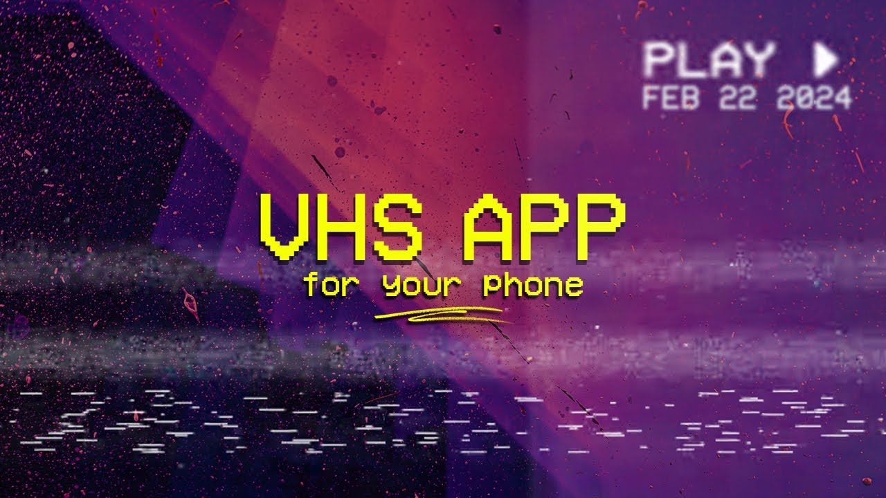 TURN YOUR SMARTPHONE INTO A VHS CAMCORDER! // RAREVISION VHS APP REVIEW ...