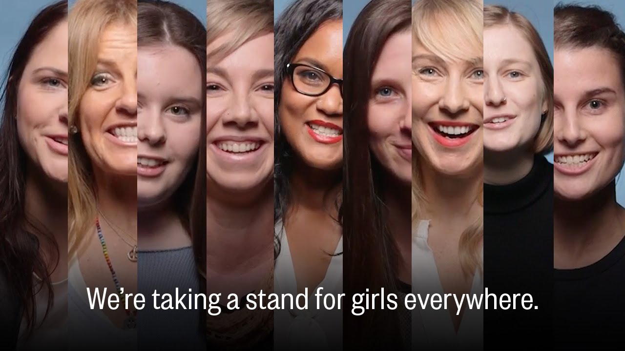 We’re taking a stand for girls everywhere. Will you join us? - YouTube