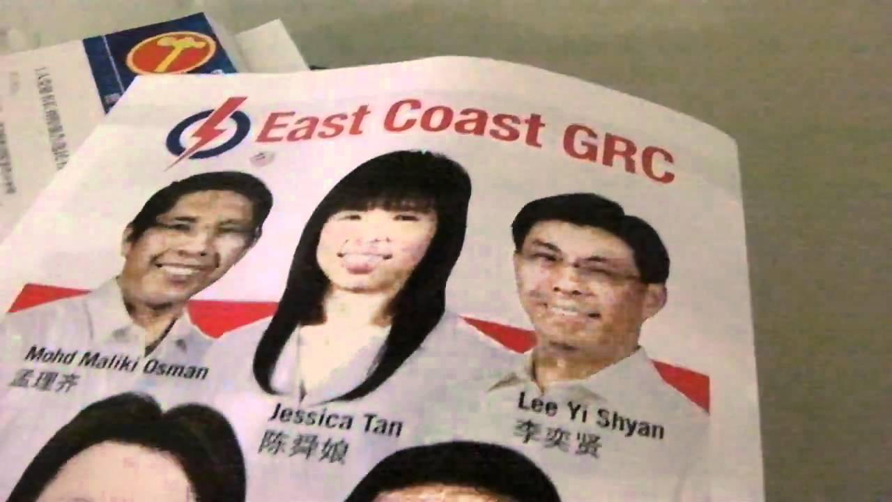 PAP & Lim Swee Say thrown by voters into trash GE2011 - YouTube