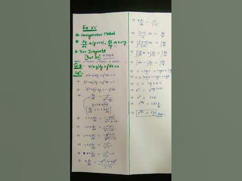 #bsc #differential equation Ex 2c question 5 solution detailed ...