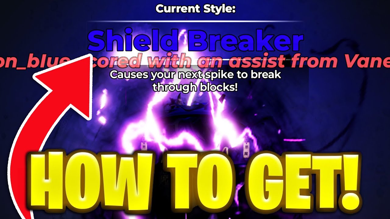 How To GET SHIELD BREAKER SHOWCASE In VOLLEYBALL LEGENDS UPDATE 14 ...