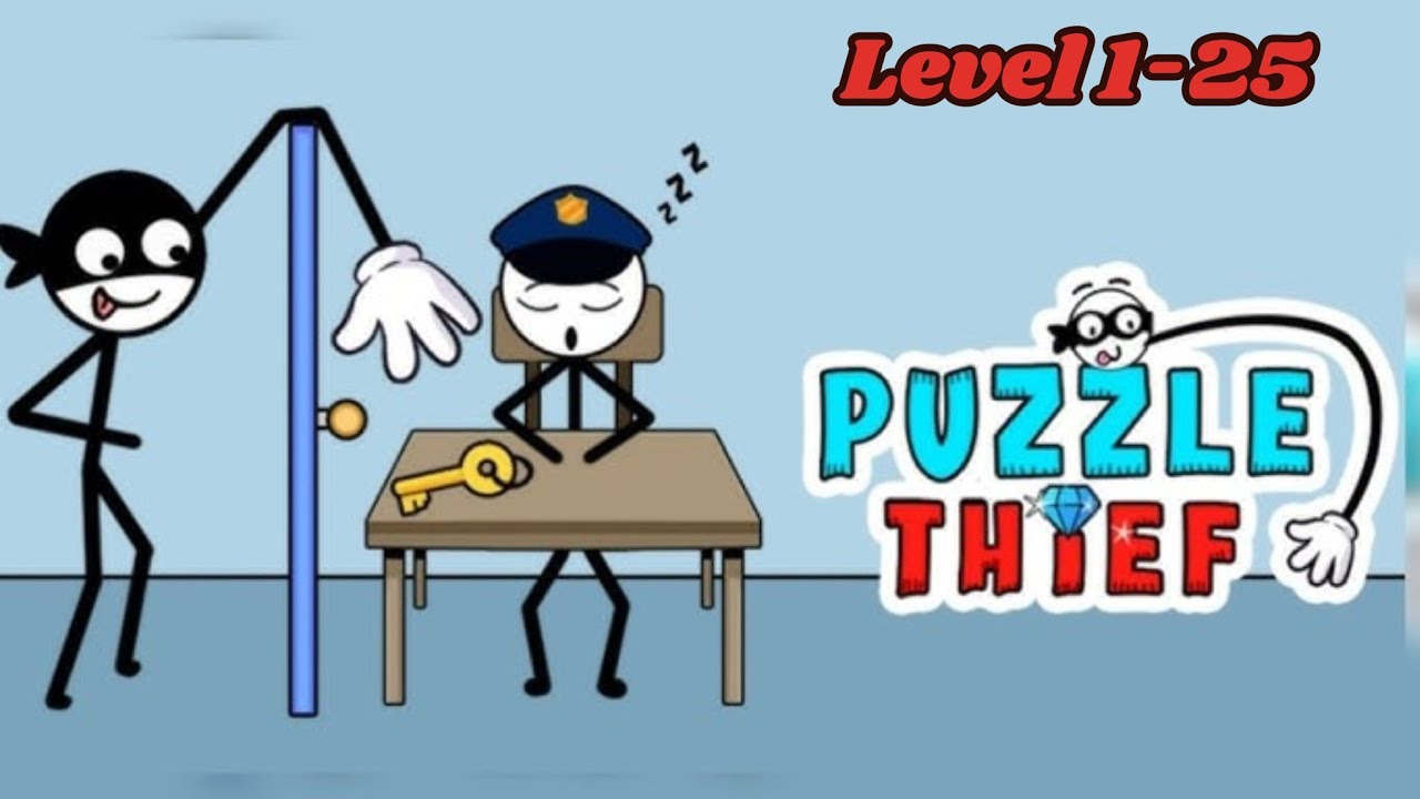 Thief Puzzle Game Level 1-25 All Level Gameplay walkthrough - YouTube