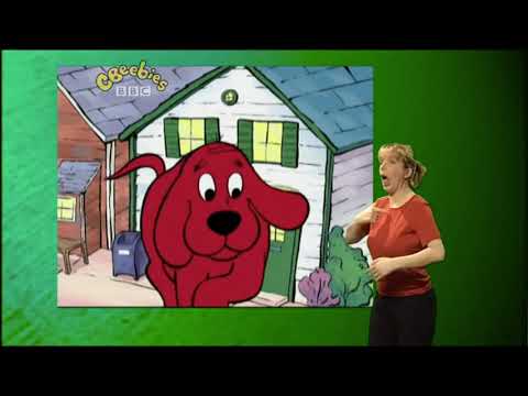 cbeebies clifford the big red dog sign zone - YouTube