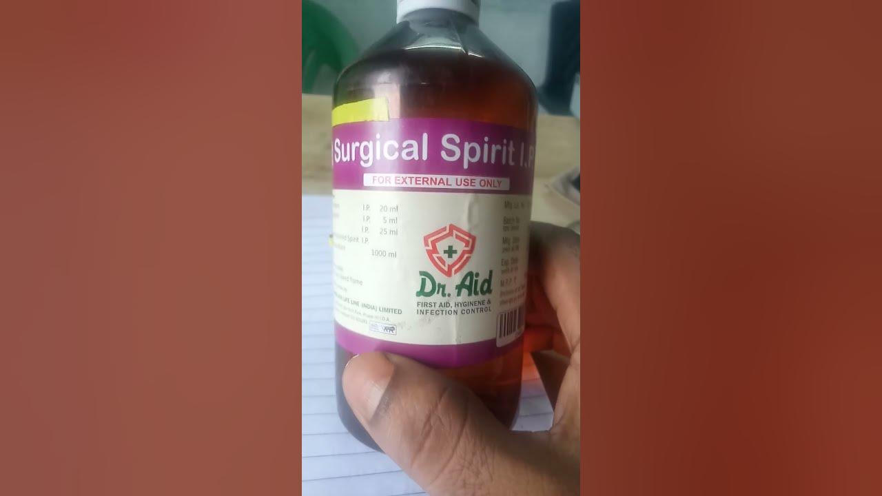 surgical spirit - YouTube