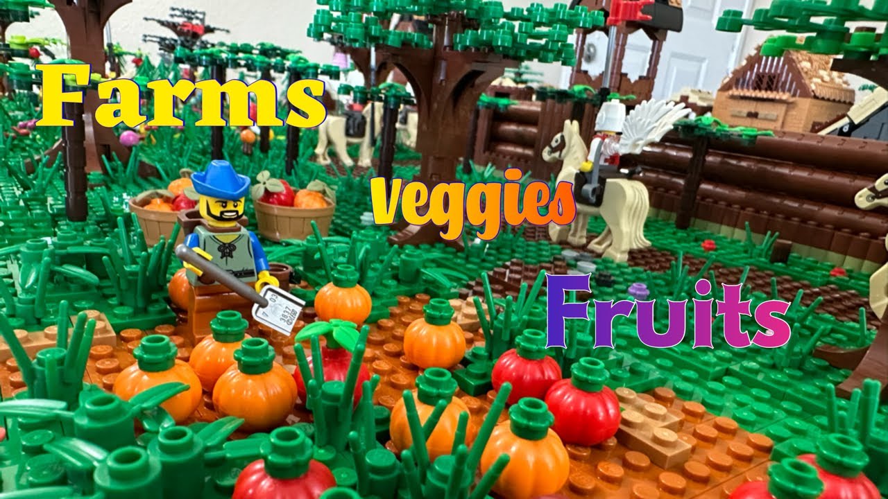 2024 Lego Medieval Project… farming vegetables and picking fruits from ...