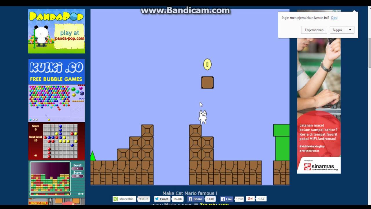 Cat Mario !! Game Ga Jelas - YouTube