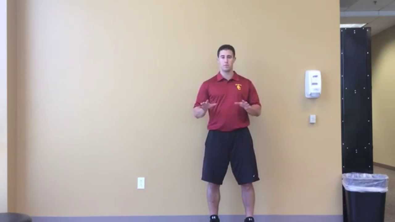 Assessing/measuring vertical jump in the clinic - YouTube