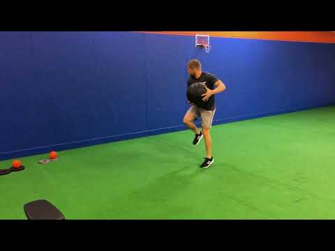 Two hop to Rotational Med Ball Scoop Toss - YouTube