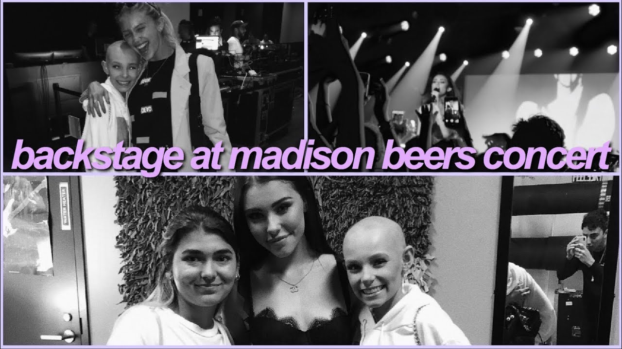 BACKSTAGE AT MADISON BEERS CONCERT | Lily Constance - YouTube