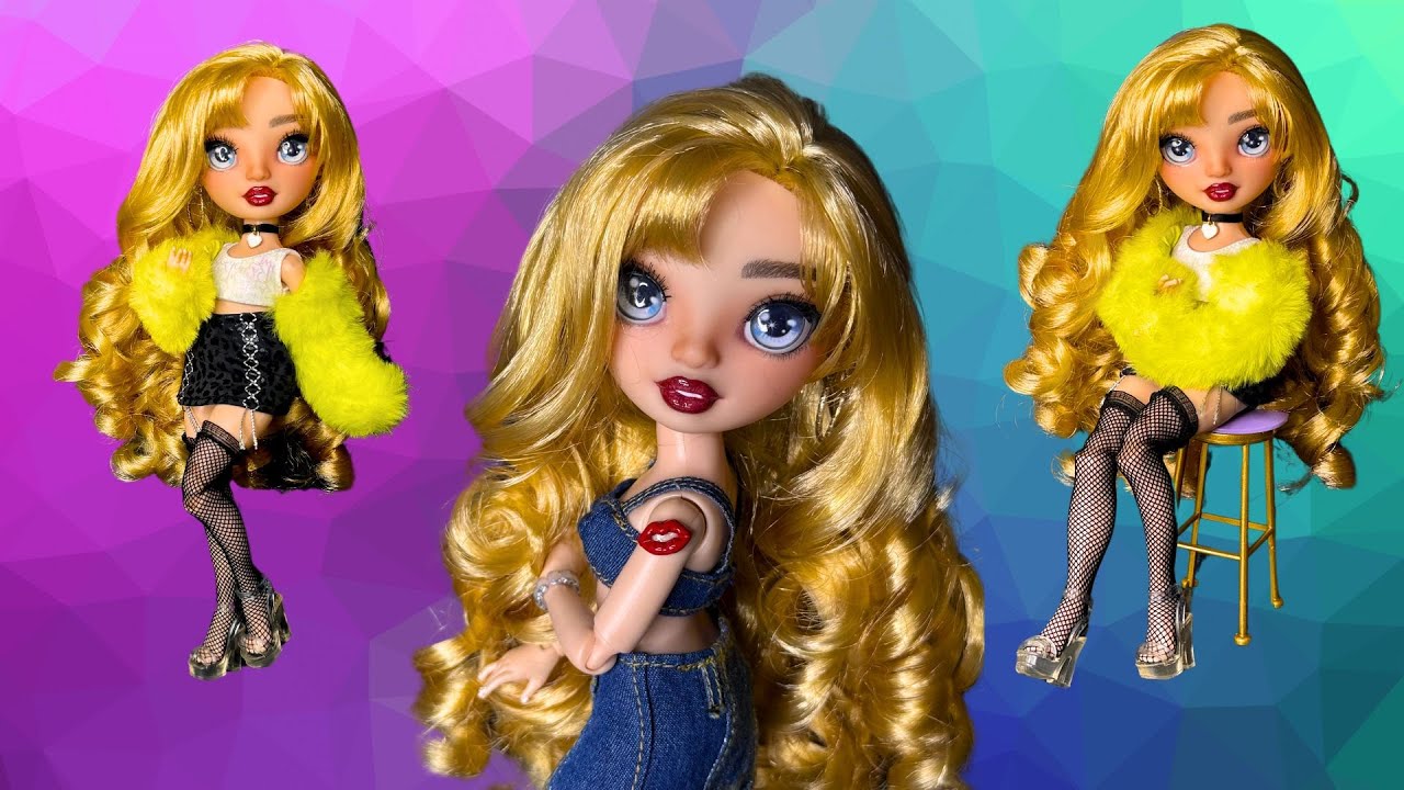 Turning Rainbow High Doll into Sabrina Carpenter | Doll Makeover - YouTube