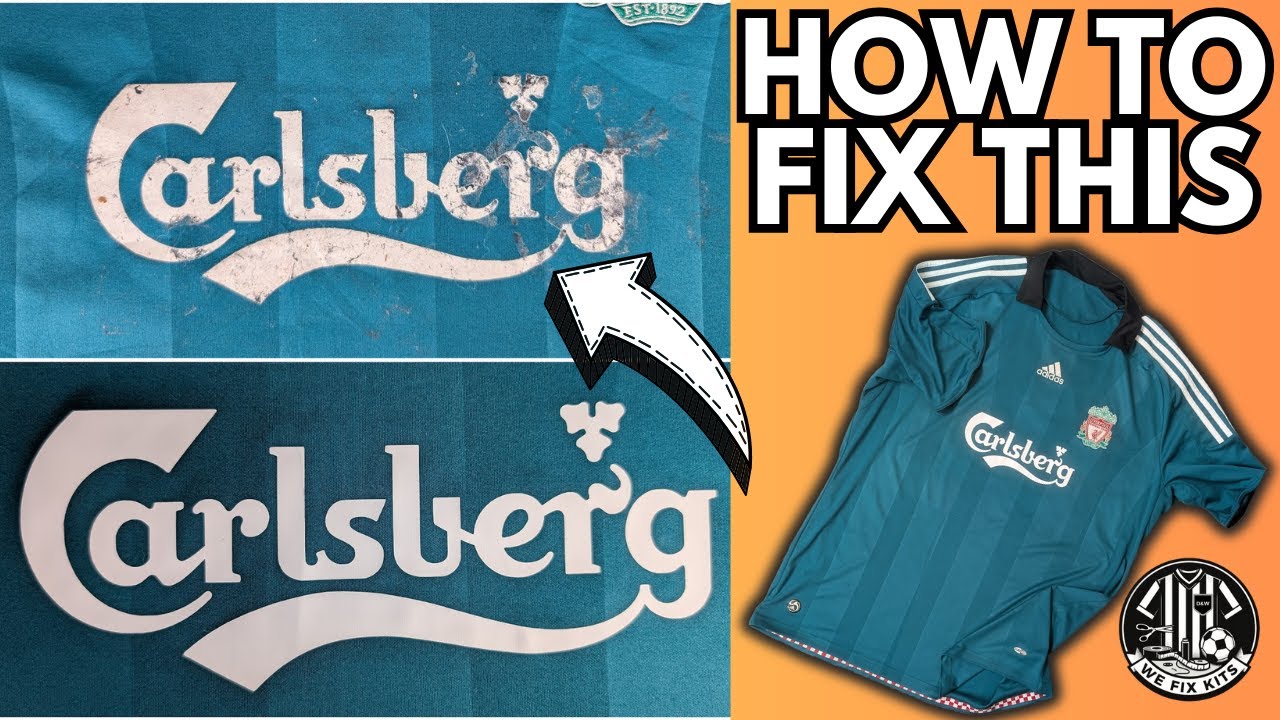 Fix Smeared Football Shirt Logos FAST (Liverpool Shirt Rescue) - YouTube