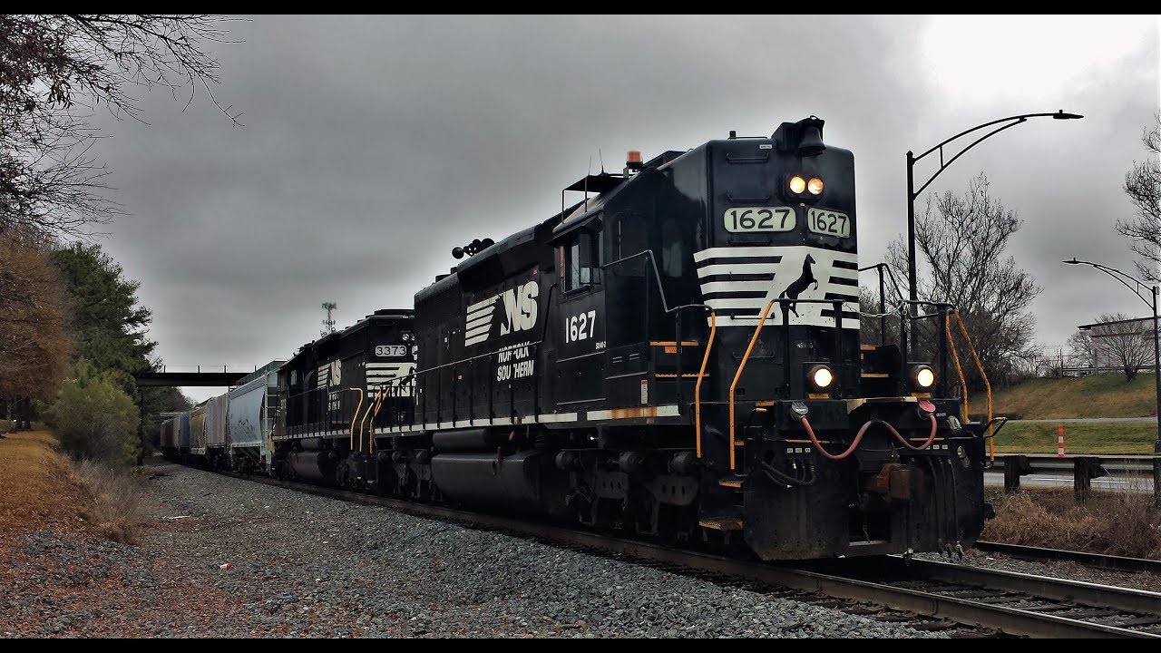 NS Local Train P36 With NS Leader 1627 At Rock Hill SC On The NS R-Line ...