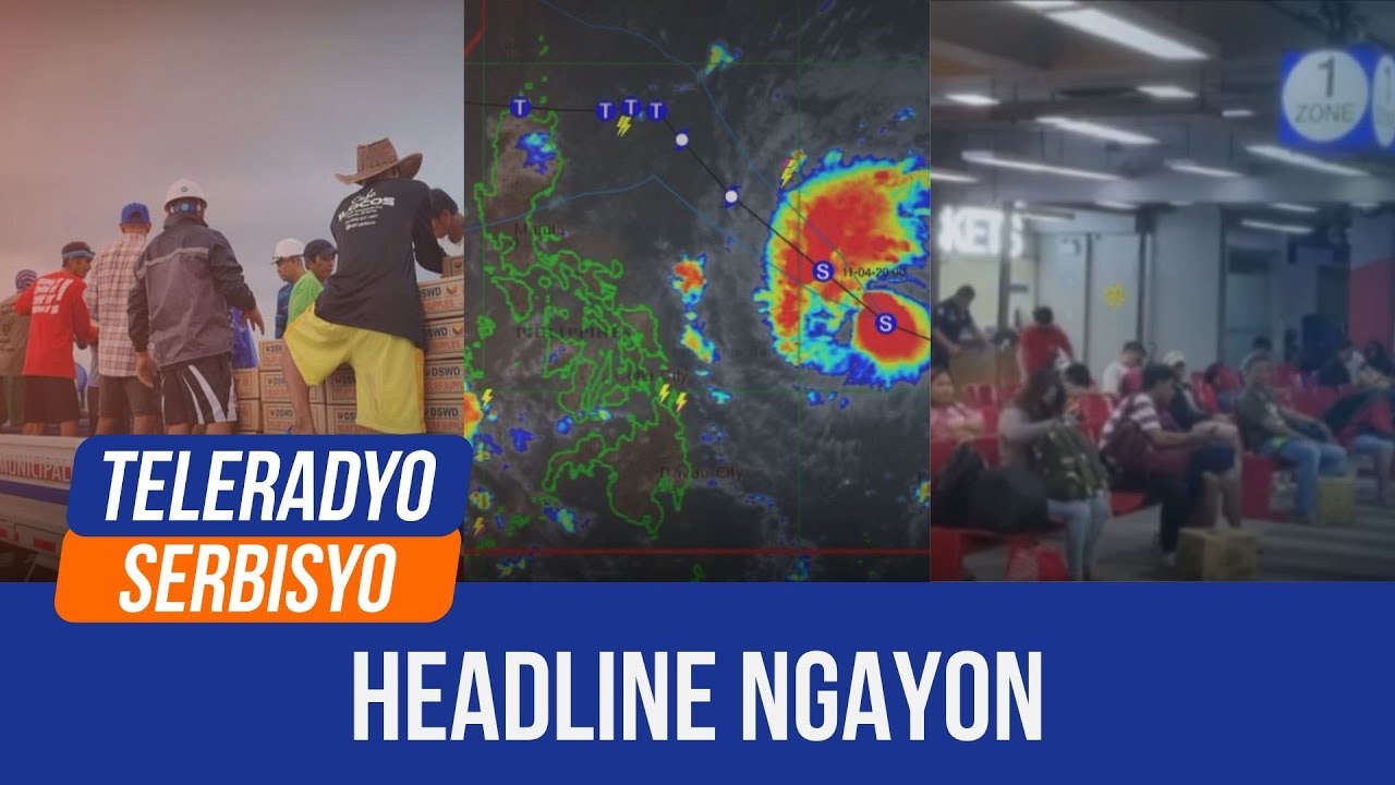 Headline Ngayon | Teleradyo Serbisyo (04 November 2024) - YouTube