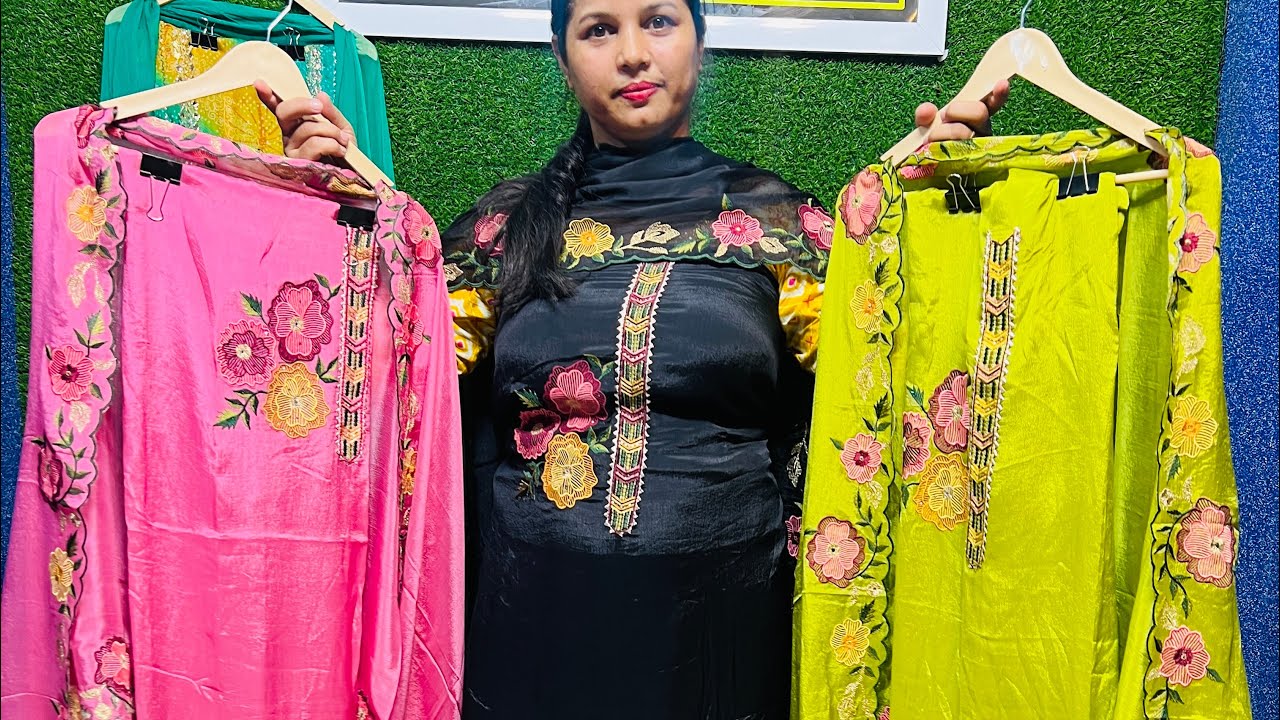 party wear suits salvar work k sath best collection//9518245963 # ...