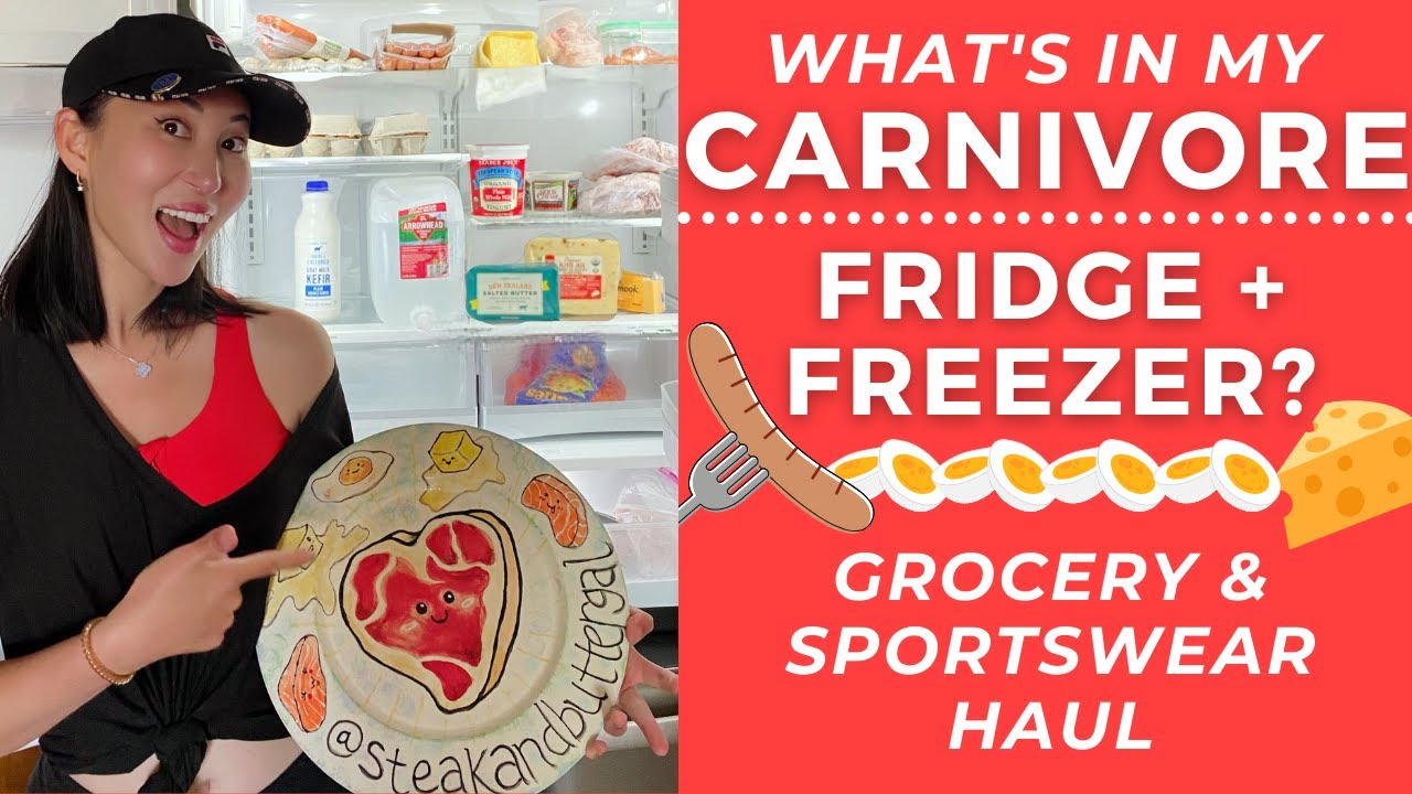 Carnivore Fridge/Freezer Tour, What My Sister Eats, Grocery Haul ...