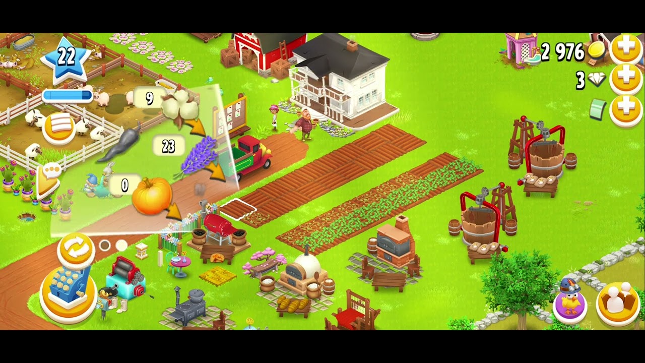 hay day farm design level 22 | Zee Meta Games #gaming #hayday - YouTube