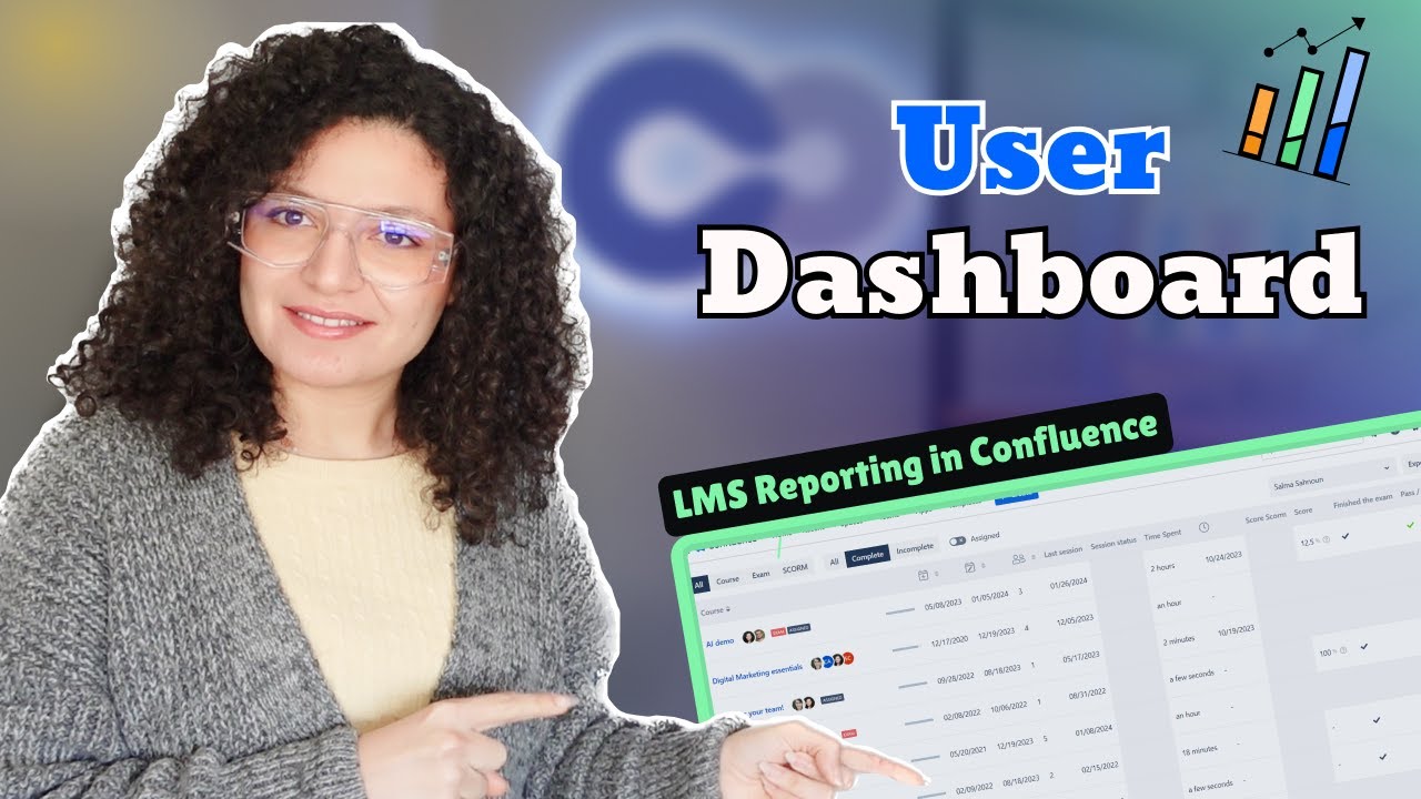 Quick LMS Reporting in Confluence: Smart Courses "user dashboard" guide - YouTube