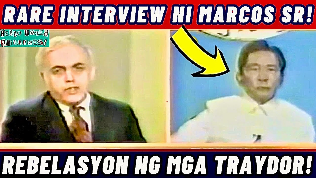 Rare Interview of Ferdinand Marcos Sr Before the Exile to Hawaii! - YouTube