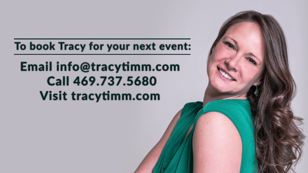 Tracy Timm - Speaker Reel - YouTube