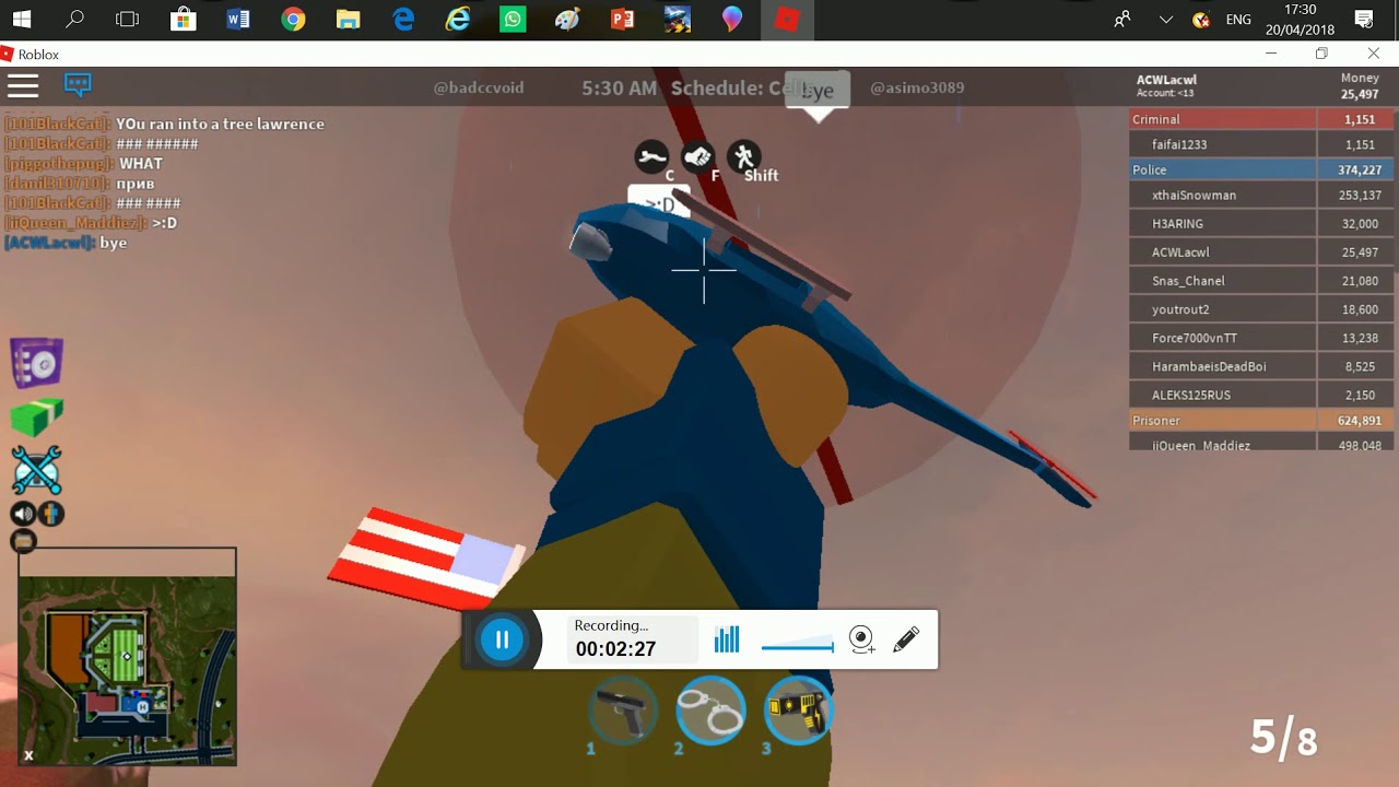 Jailbreak: Cops And Prisoners Types - YouTube