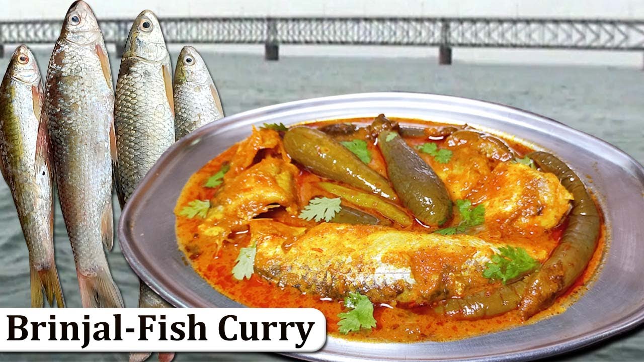 వంకాయలతో గోదావరి చేపల పులుసు | BRINJAL FISH CURRY |Godavari River Fish ...