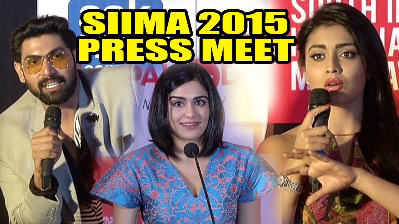 South Indian International Movie Awards (SIIMA) 2015 : Press Meet - YouTube