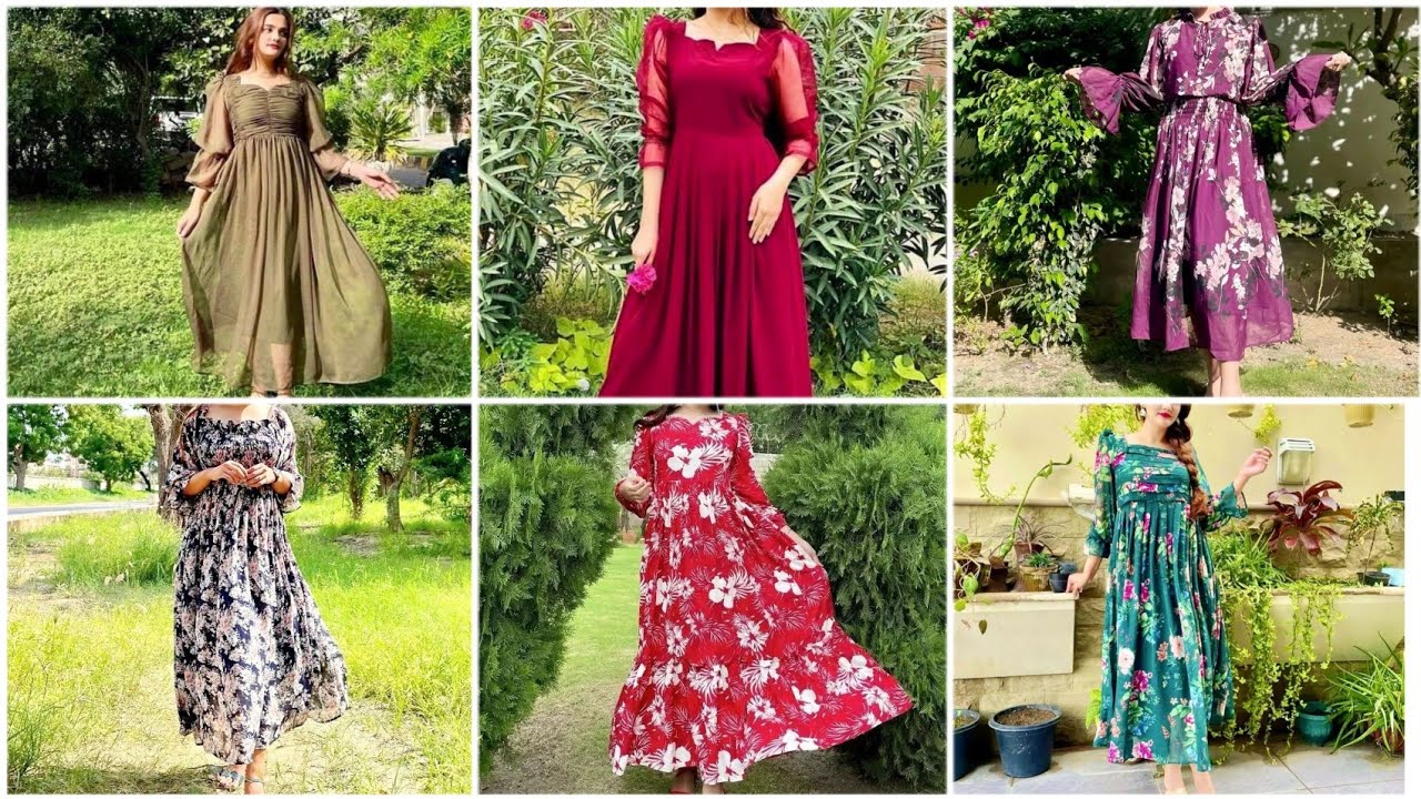 latest lawn maxi design /long frock/ plus size maxi design #frock # ...