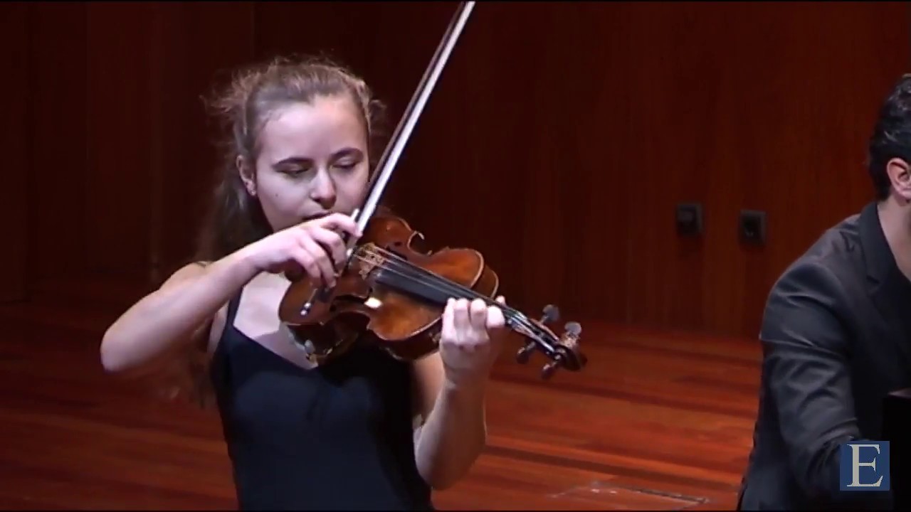 Sara Valencia - Hindemith violin sonata Op. 11 No. 1 - YouTube