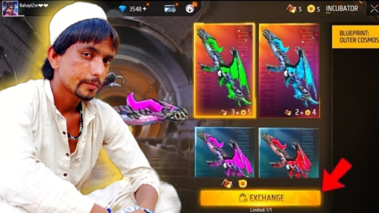 free fire gun skins claim and gun skins level up 💪 - YouTube