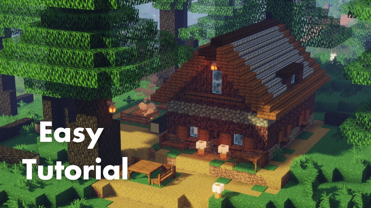 Building A Cozy House In Minecraft (Tutorial) - YouTube