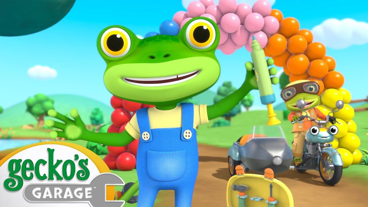 Gecko's Balloon Race - Gecko's Garage | Cartoons For Kids | Toddler Fun ...