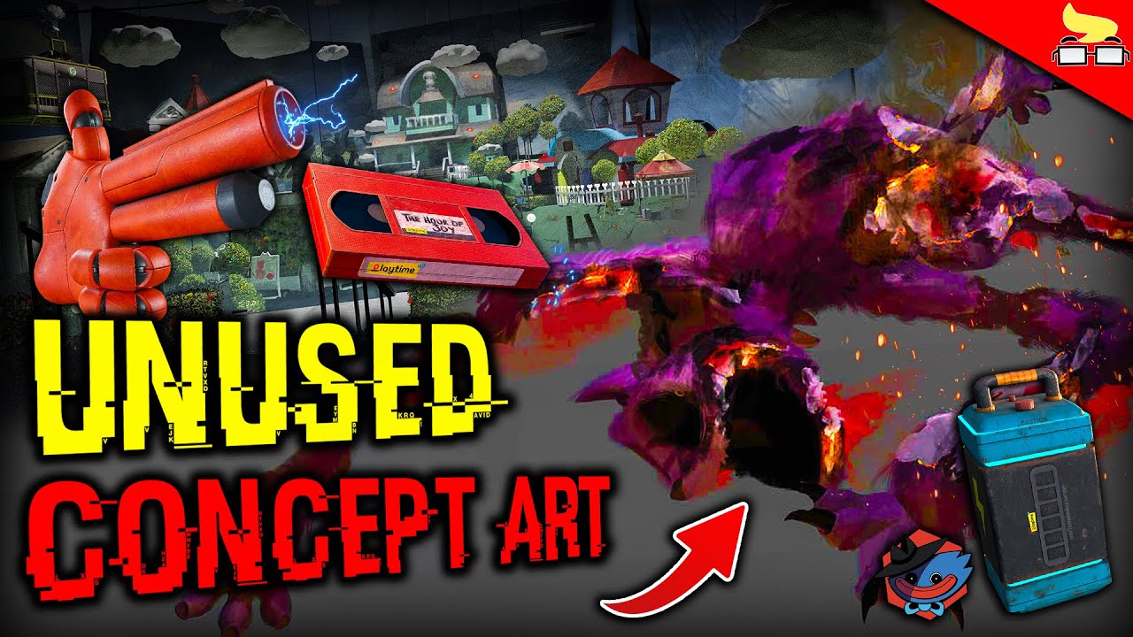 *NEW* MORE Chapter 3 Early Concept Art! Unused Catnap End, Close Look ...