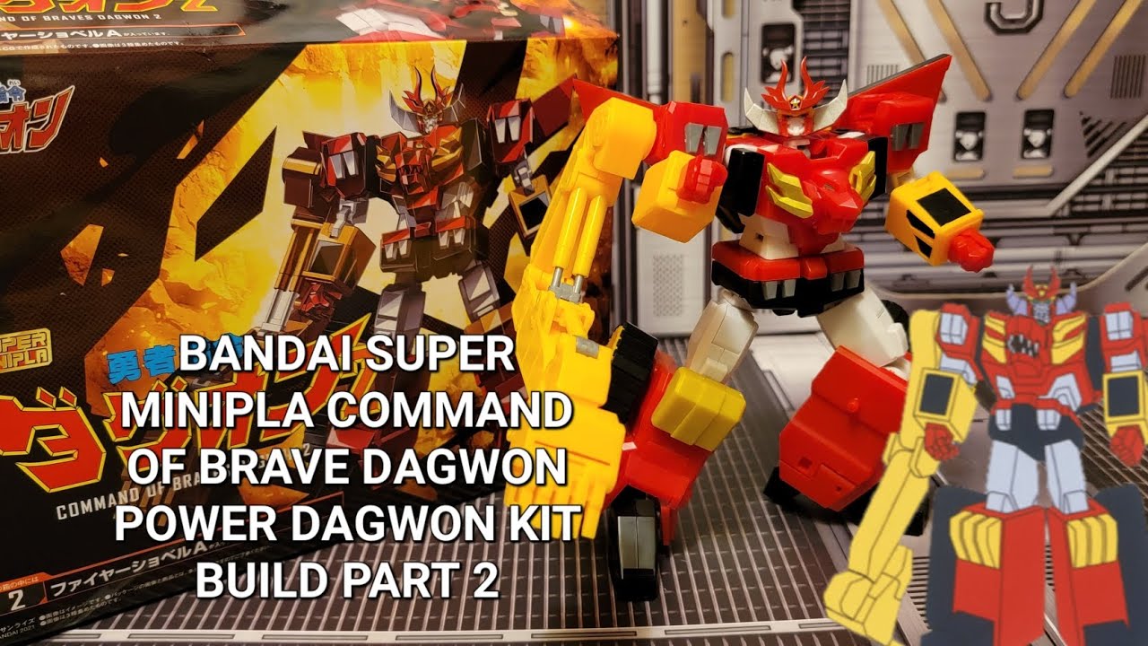 Bandai super minipla command of brave dagwon power dagwon kit build #2 ...