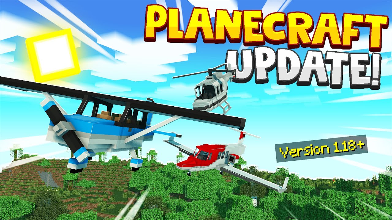 PlaneCraft Addon - Update (Release) - YouTube