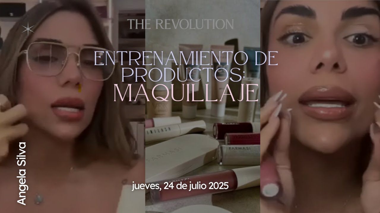 Entrenamiento de productos de Maquillaje con Angela Silva - YouTube