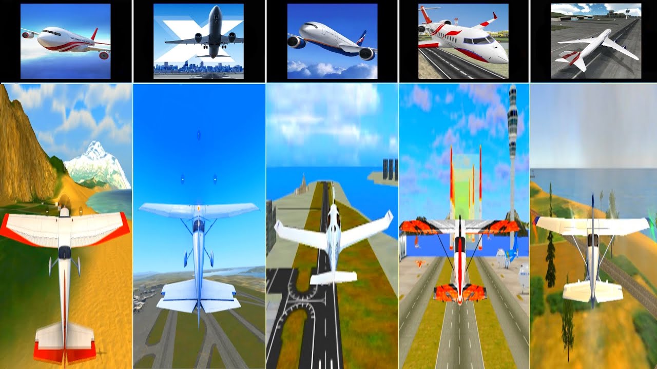 Plane Crash Battle - Flight Pilot, X-Plane, Plane Simulator, City ...