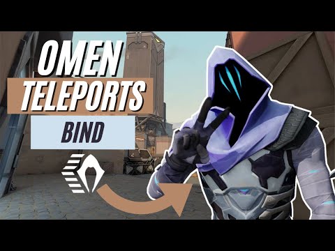 BEST Omen Teleports Setups on BIND (Valorant) - YouTube
