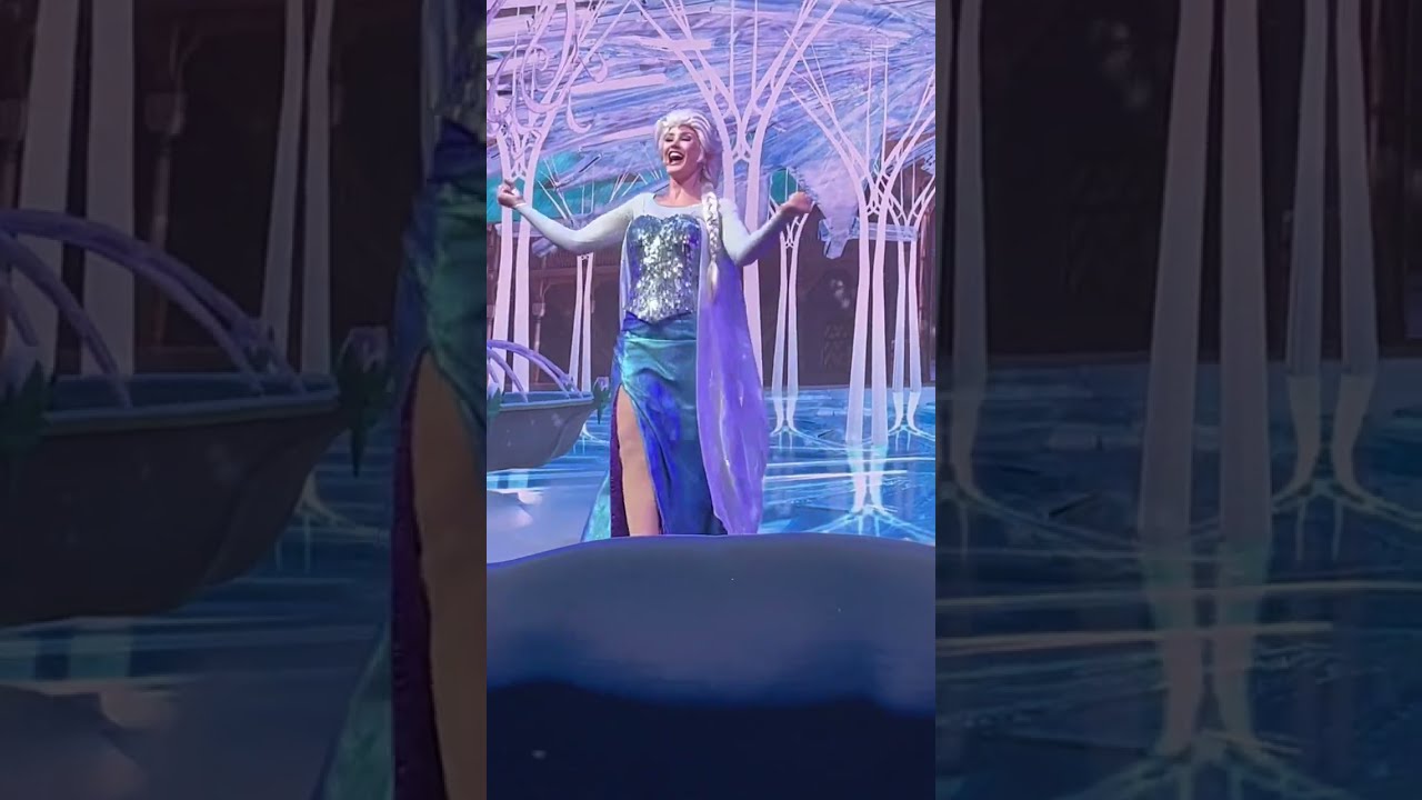 Elsa sings Let It Go - Frozen Sing-a-Long | Disney #shorts - YouTube