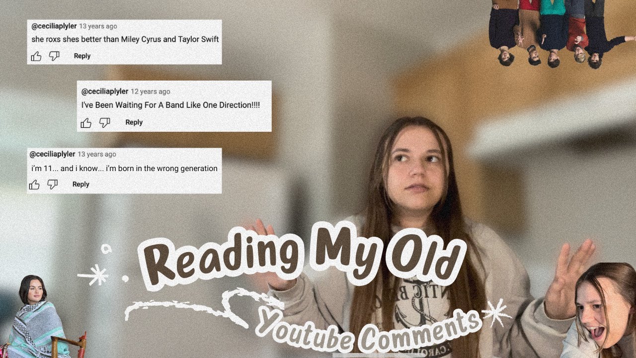 Reading My Old Youtube Comments *Embarrassing* - YouTube