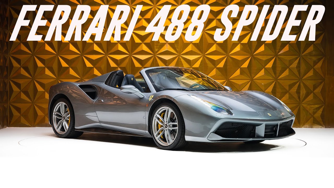 Ferrari 488 Spider Grey | GVE London - YouTube