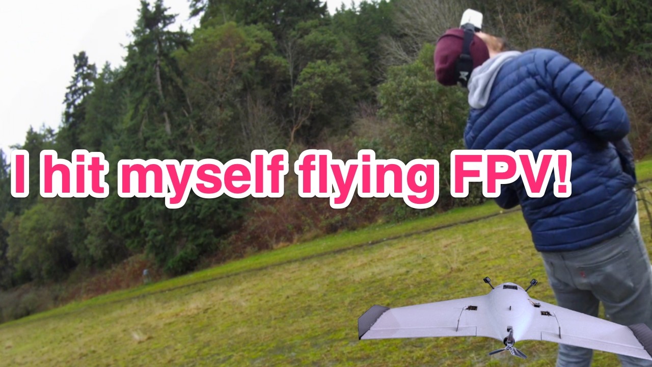 My First FPV Flight with the Flik Wing - YouTube
